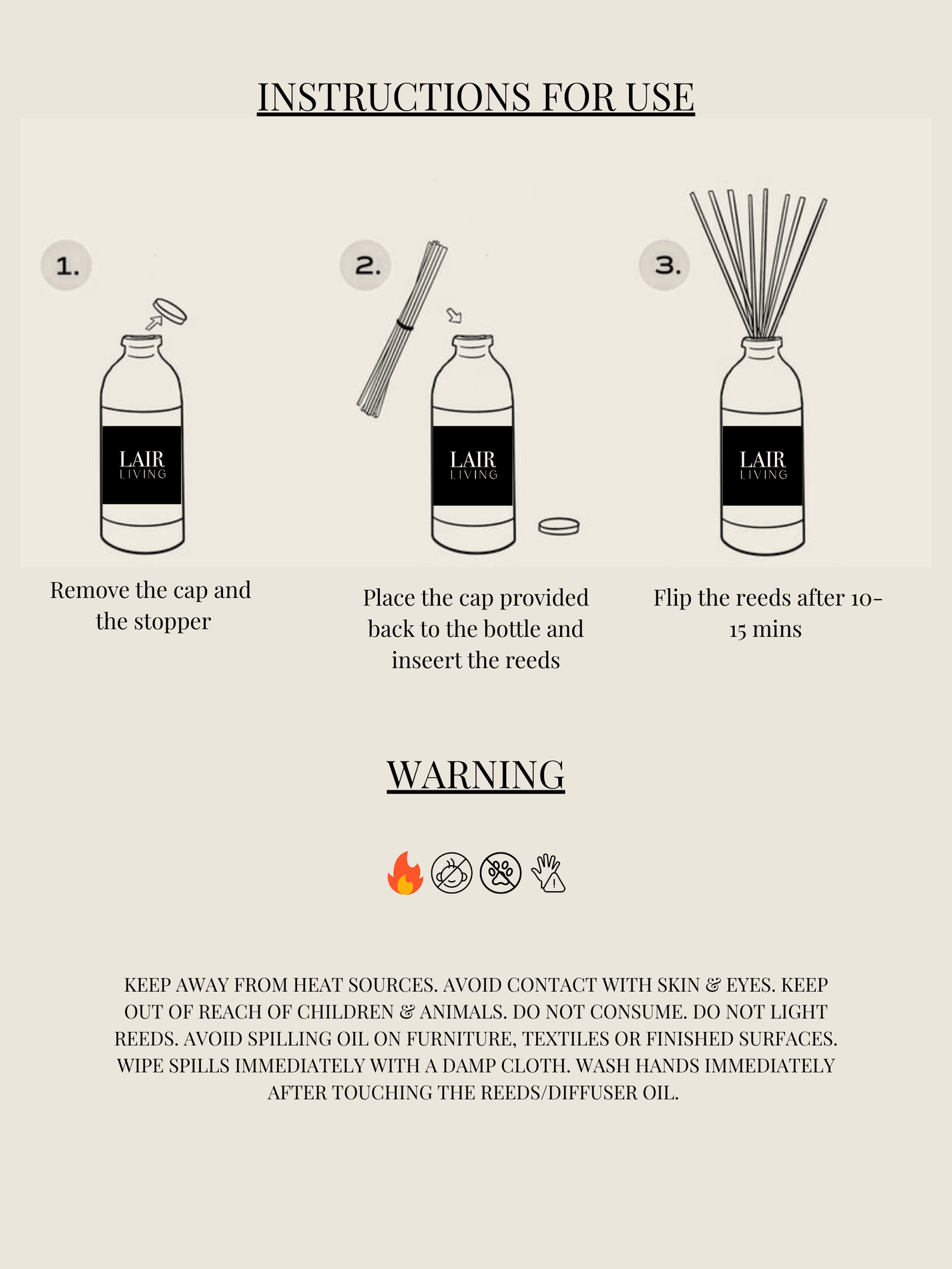 Shop Cashmere Noir Reed Diffuser | Luxury Home Fragrance in India ...